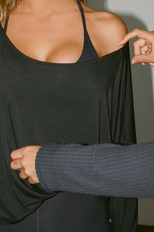 Relaxed Long Sleeve - Black – JOAH BROWN®