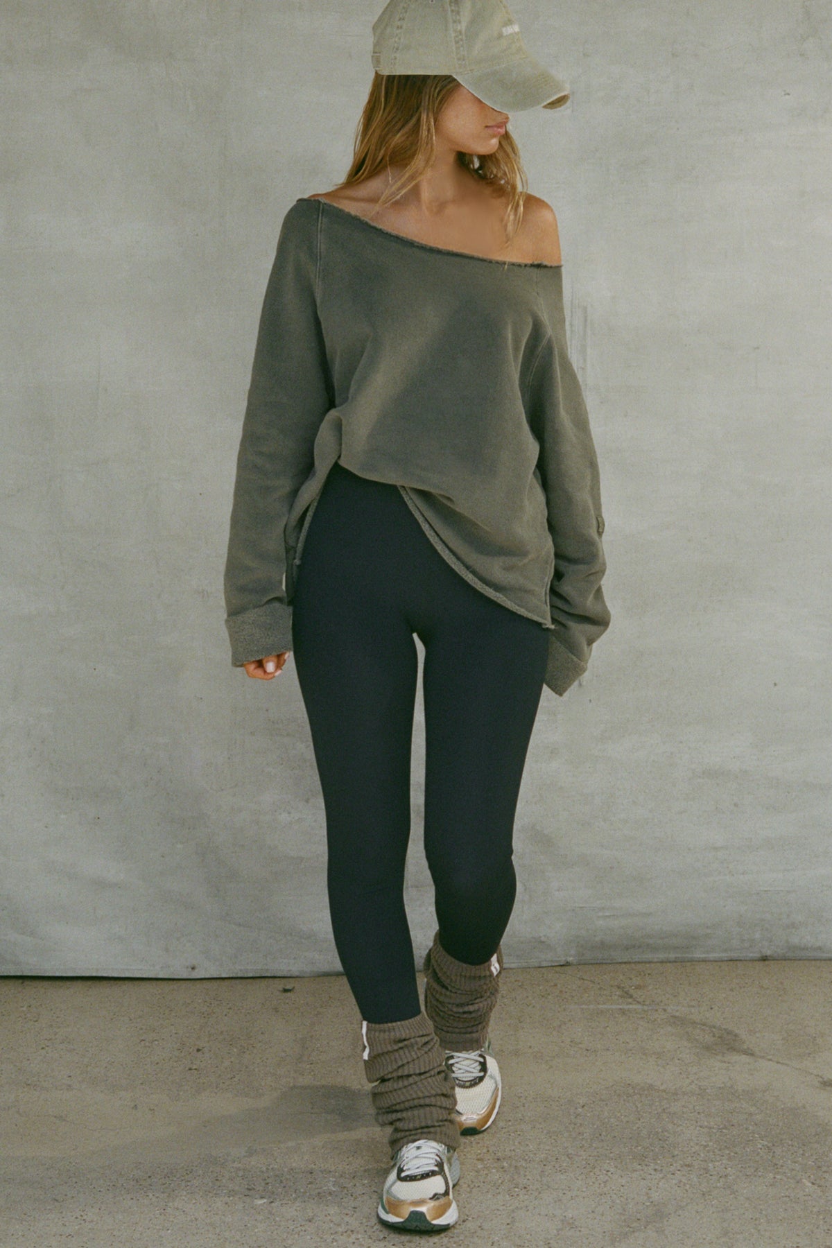 Slouchy Pullover Sweatshirt - Washed Sage French Terry – JOAH BROWN®