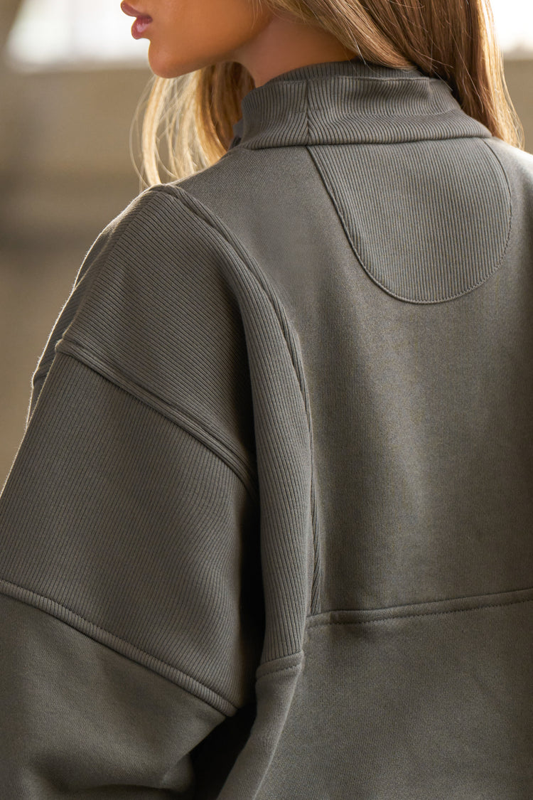 Retro Half Zip - Sage Luxe French Terry – JOAH BROWN®