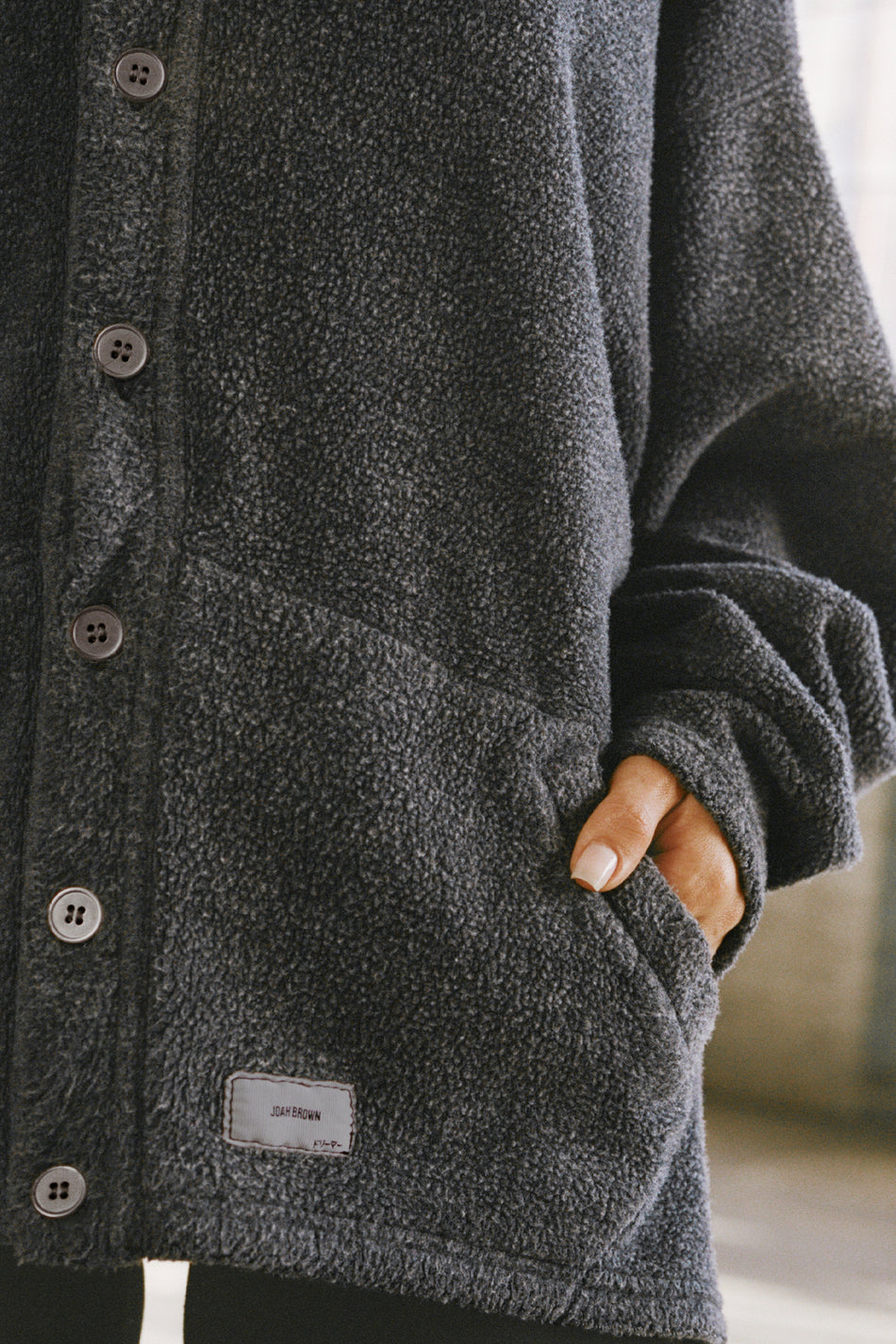 Relaxed Shirt Jacket - Storm Sherpa – JOAH BROWN®