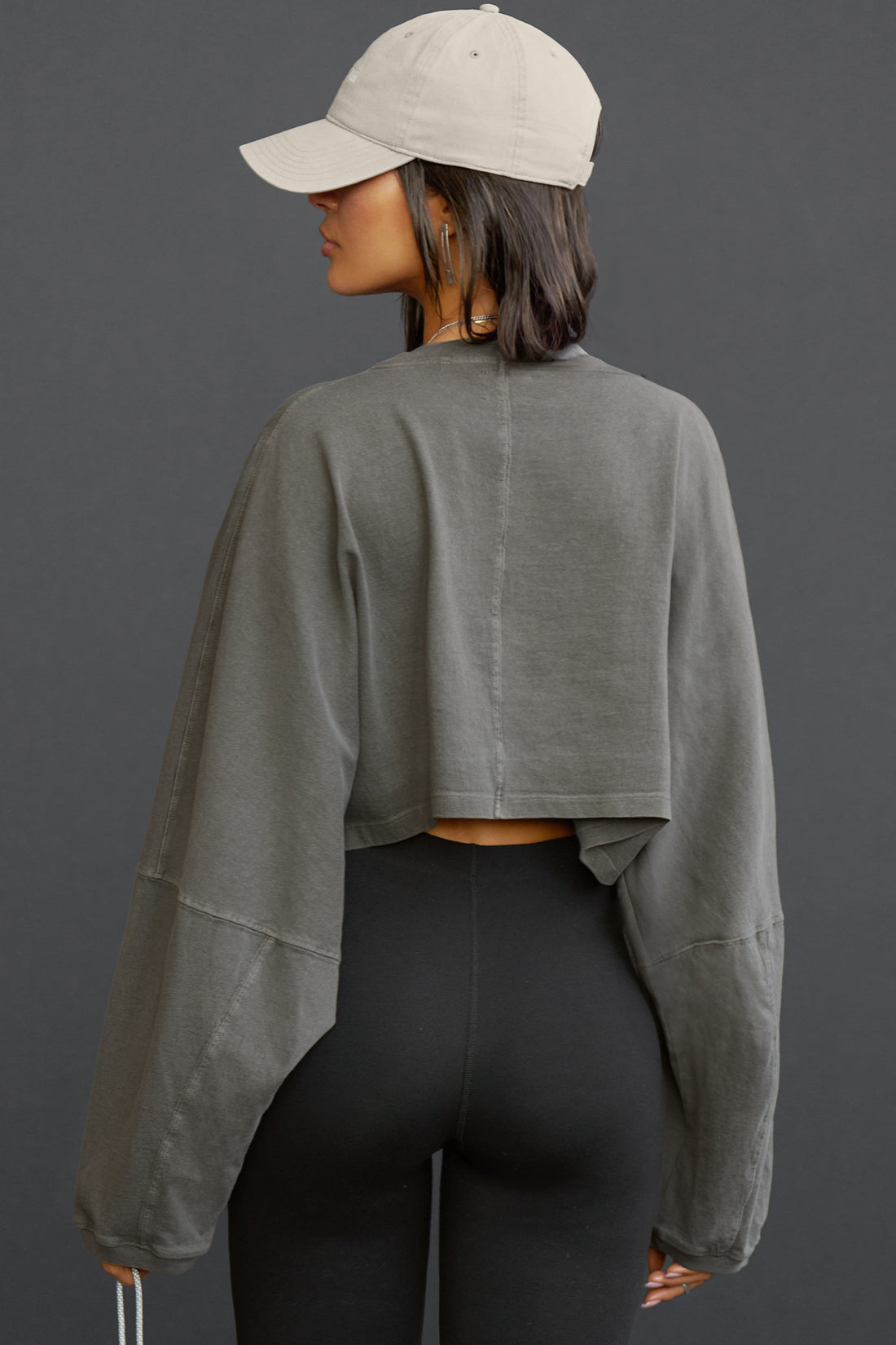 Slouchy Crop Long Sleeve - Haze Cotton – JOAH BROWN®